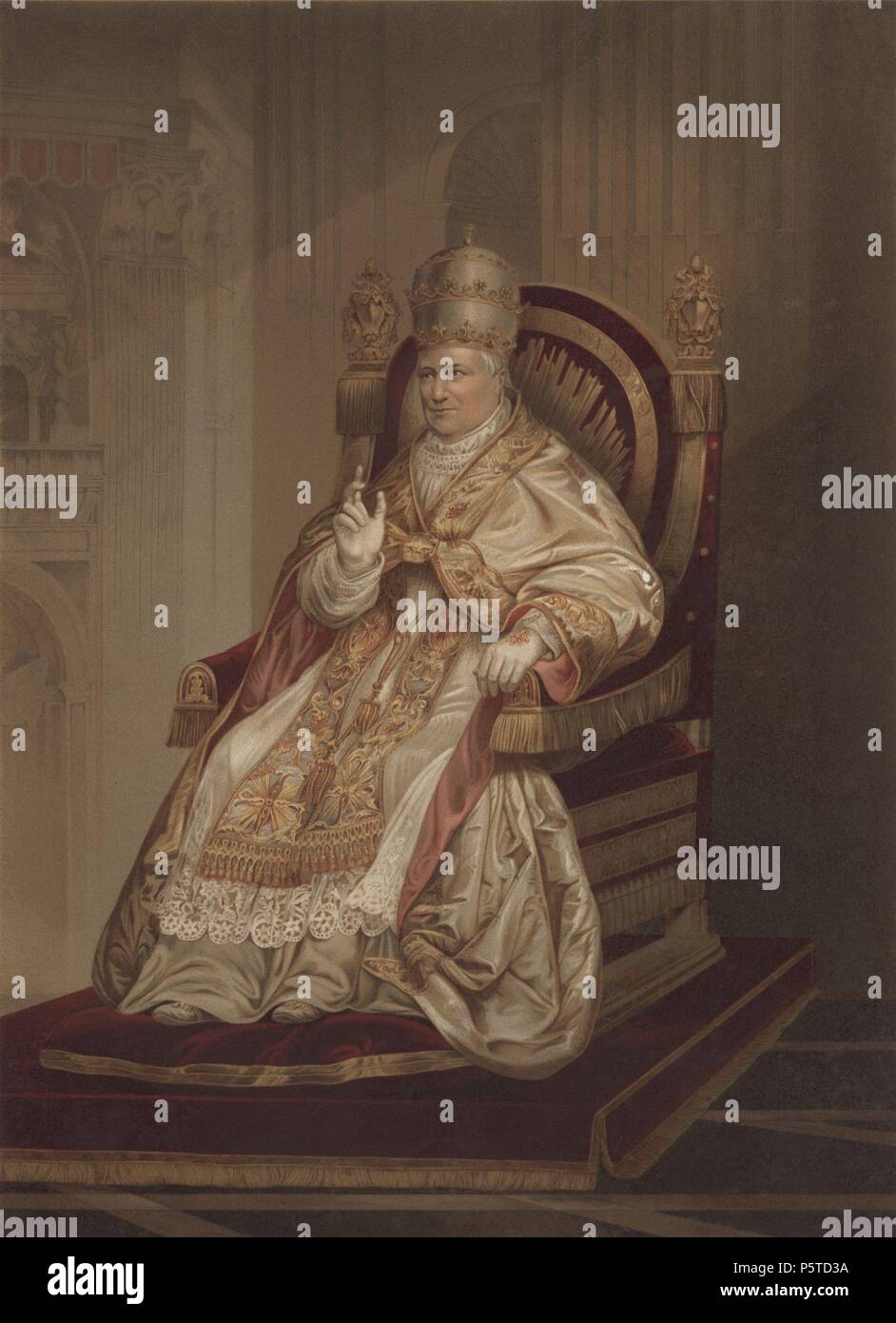 Giovanni Maria Ferretti Sollazzi (1792-1878). Pius IX, Pope of Rome ...