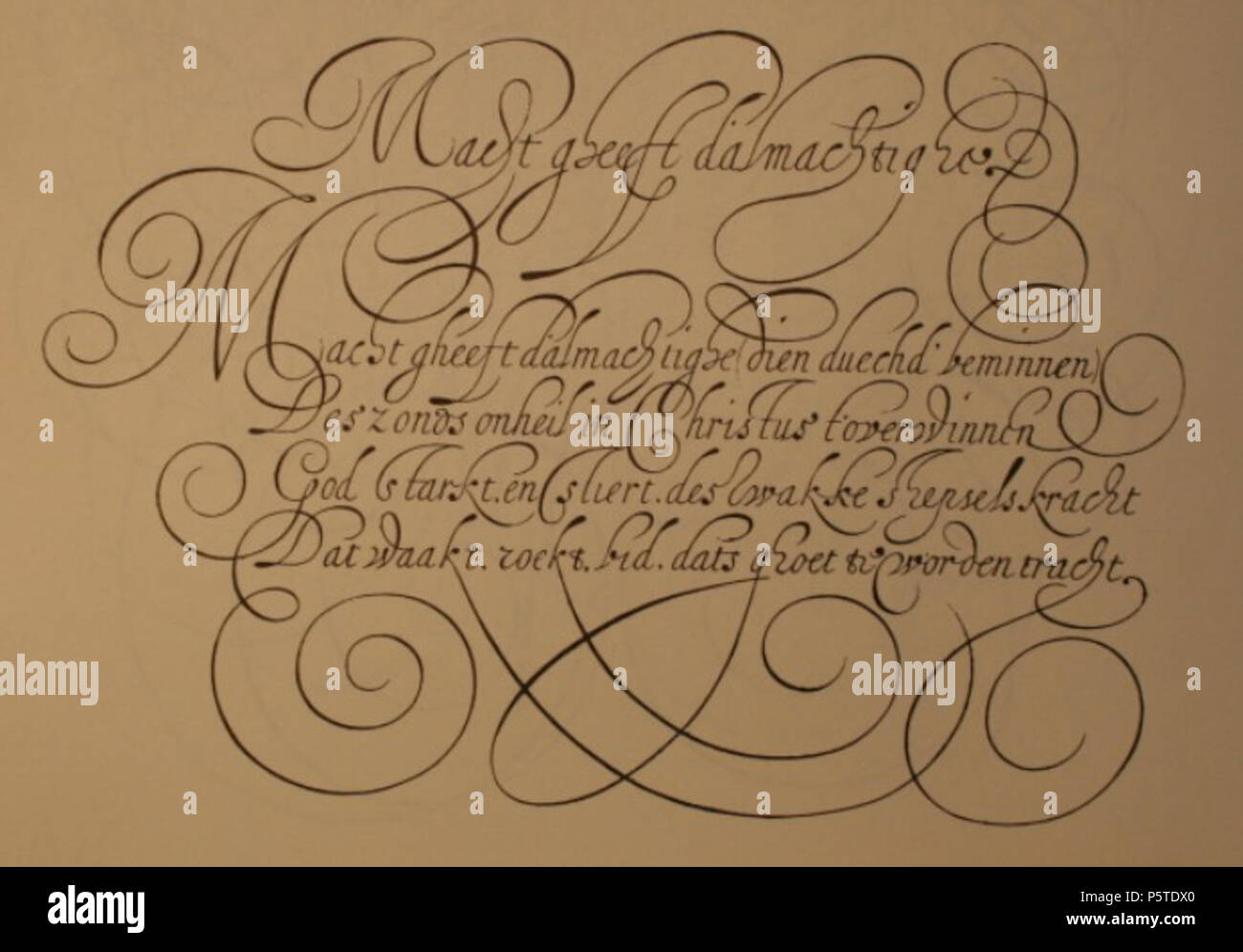 N/A. English: Calligraphy example . 1620. George de Carpentier 276 ...
