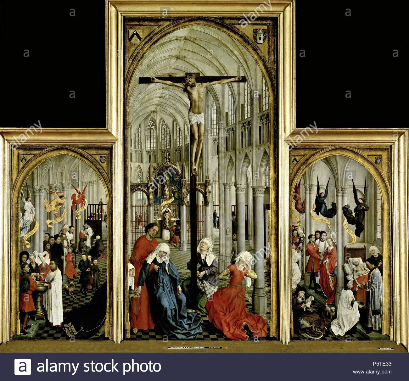 Rogier Van Der Weyden The Crucifixion Stock Photos & Rogier Van Der Weyden The Crucifixion Stock ...