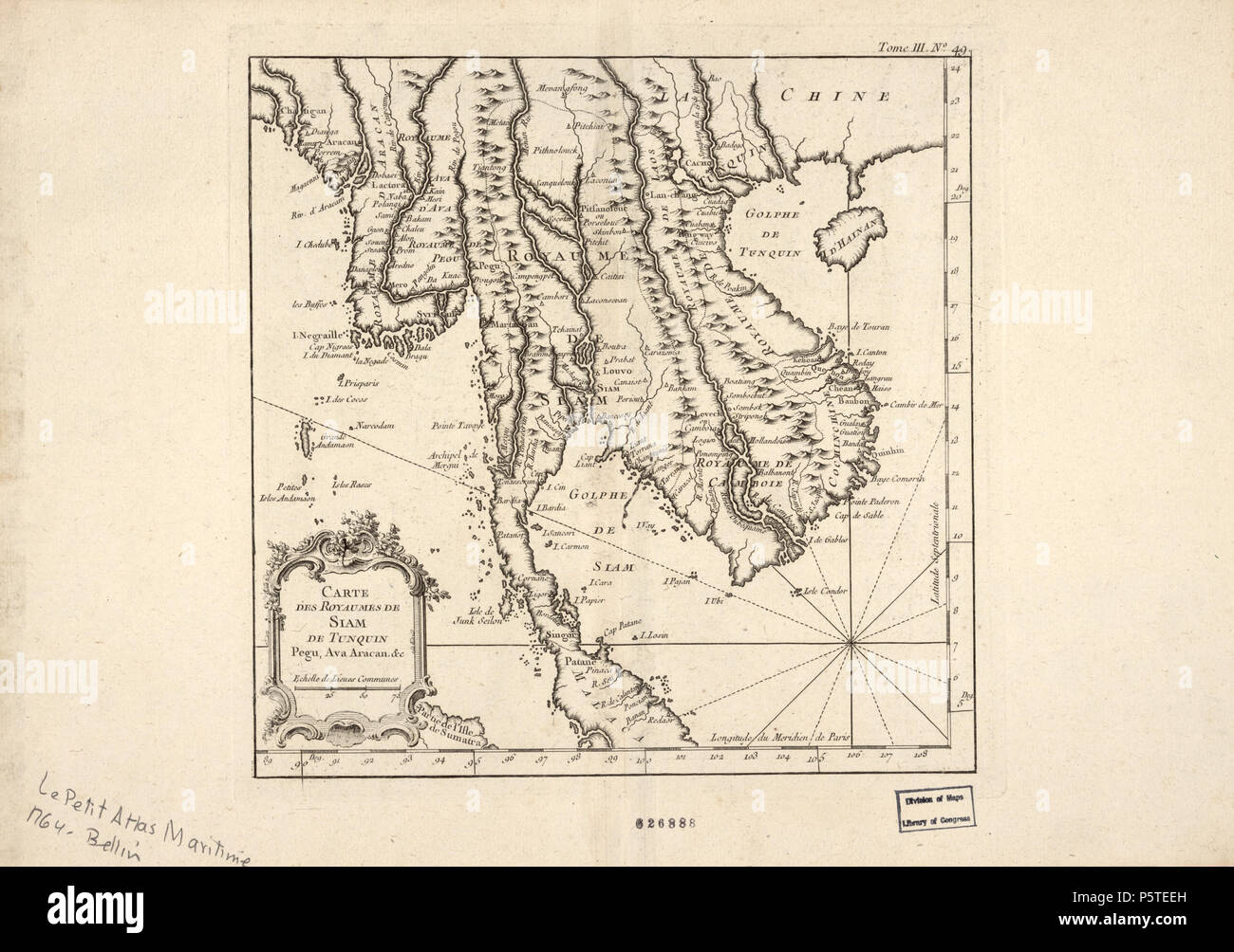 N/A. English: Map of the Kingdoms of Siam, Tunquin, Pegu, Ava Aracan ...