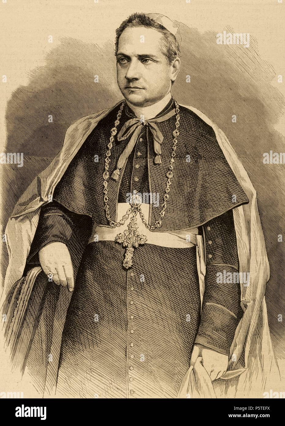 Federico Cattani Amadori (1856-1943). Italian Cardinal of the Roman ...