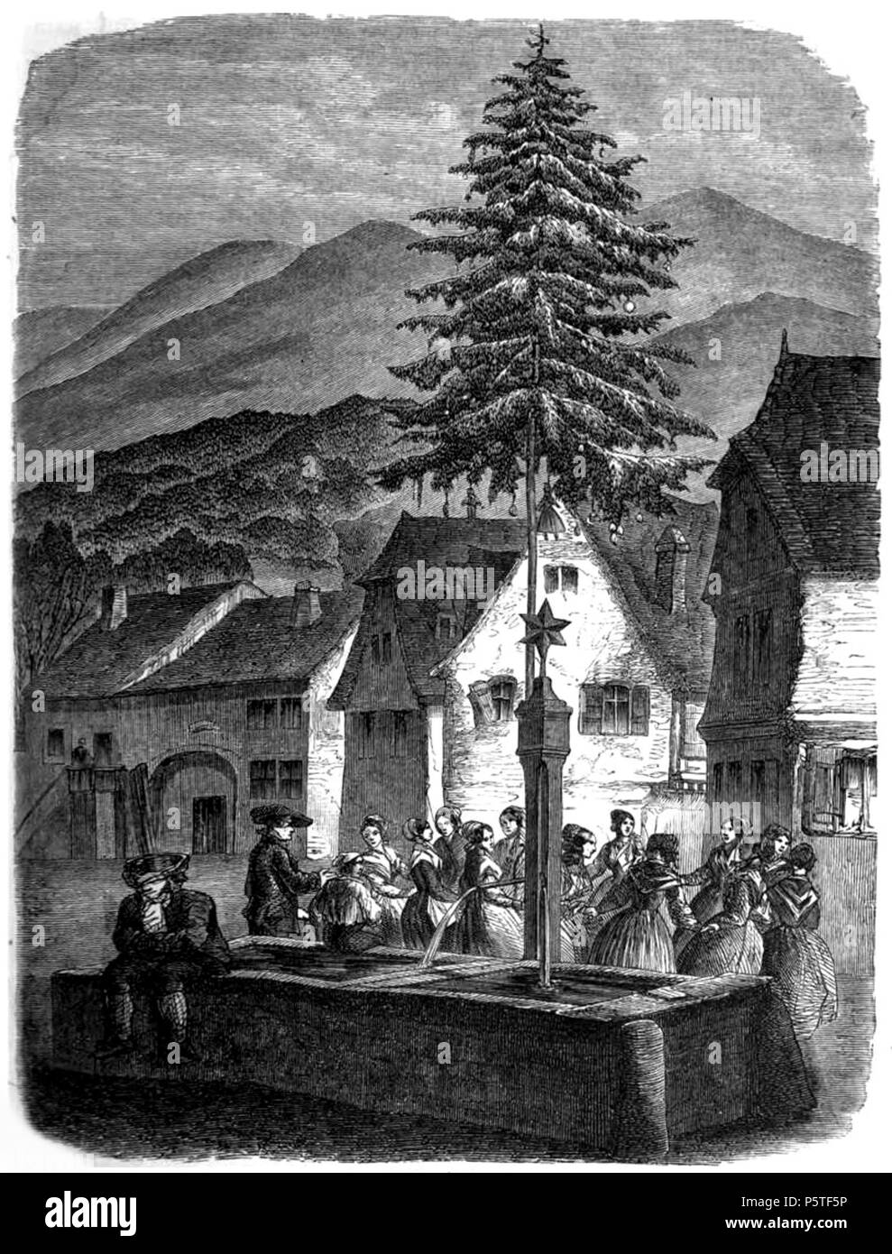 N/A. Neujahrstag in den Vogesen . 1863. Unknown 414 Das festliche Jahr ...