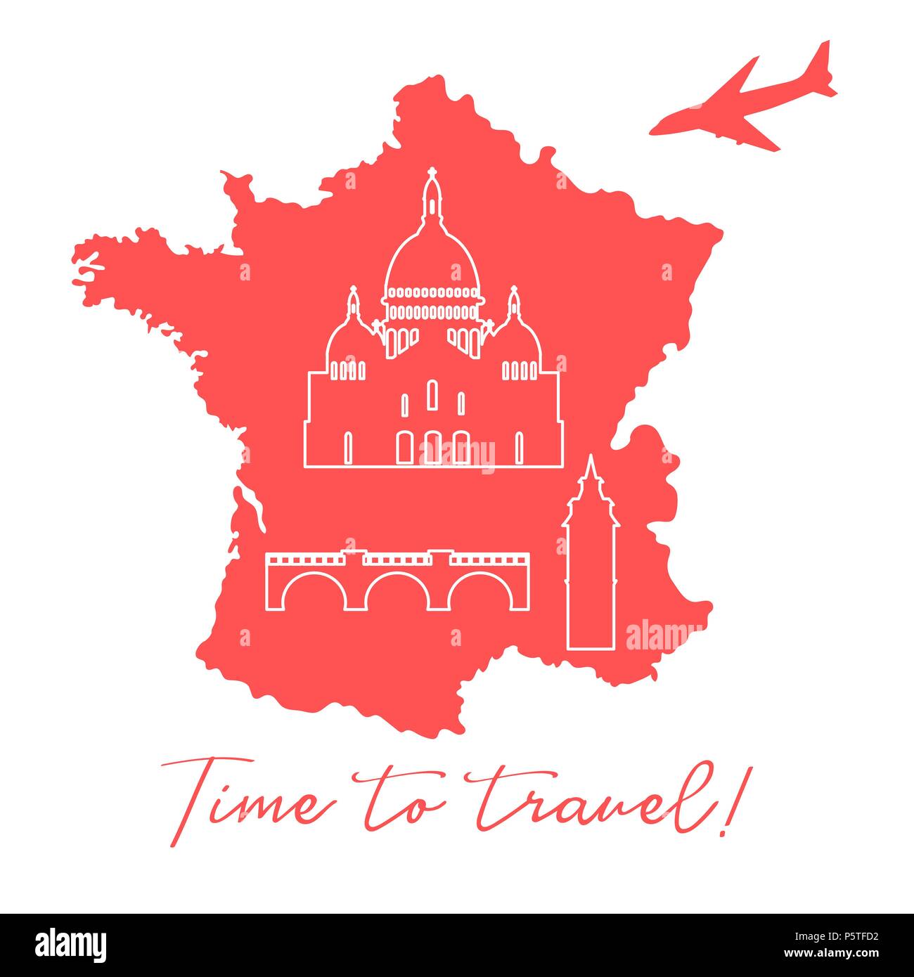 Map of france medieval Cut Out Stock Images & Pictures - Alamy