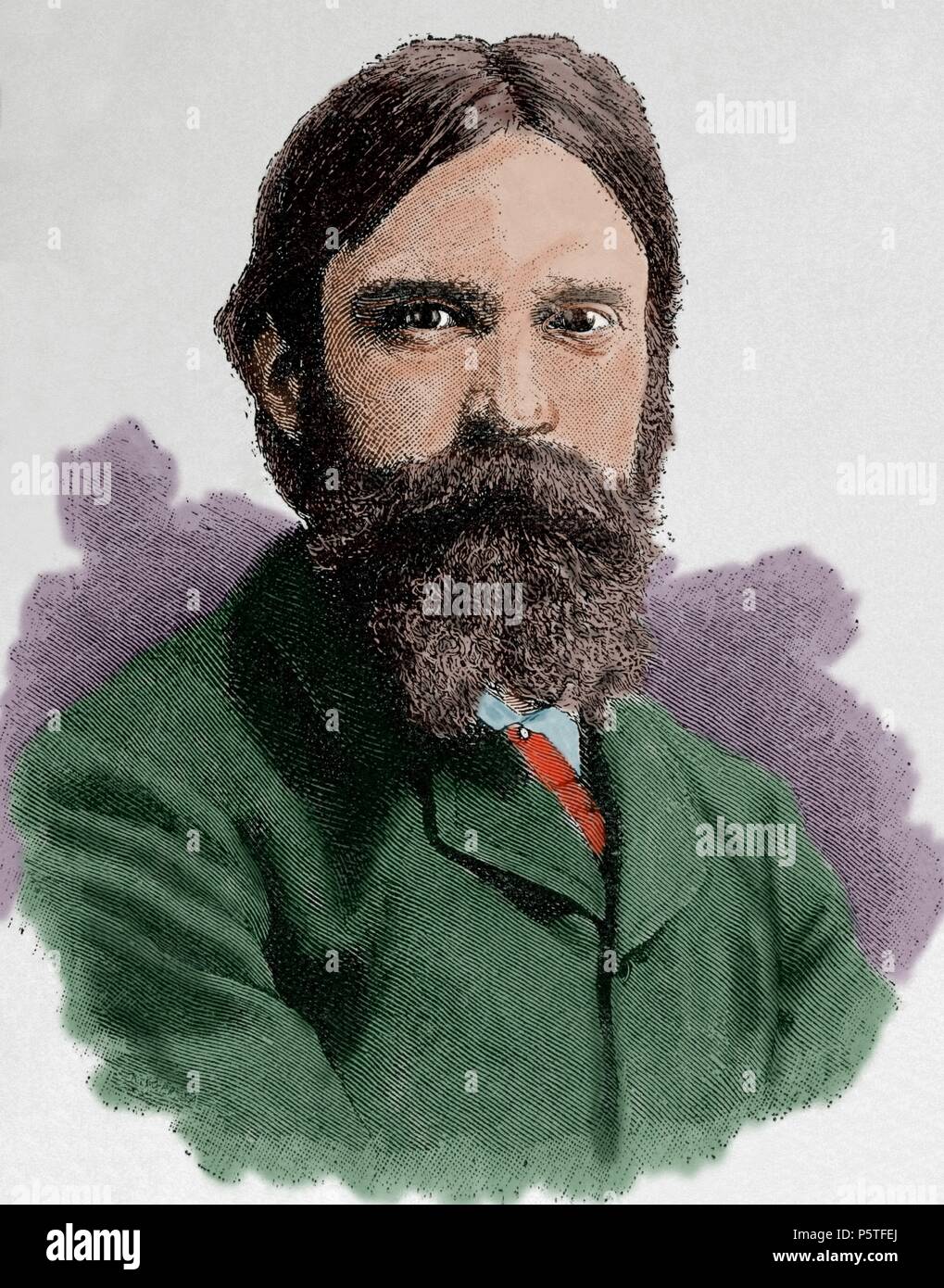 Hubert von Herkomer (1849-1914). German painter. Engraving in The ...