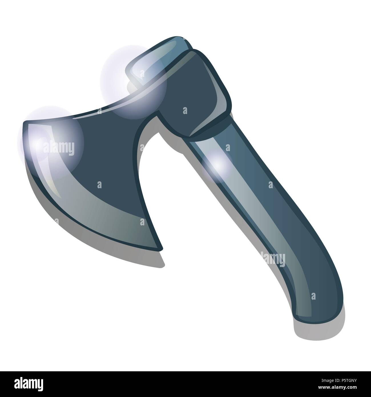 Cartoon Vector Illustration Of An Axe Side Stock Vector, 60% OFF