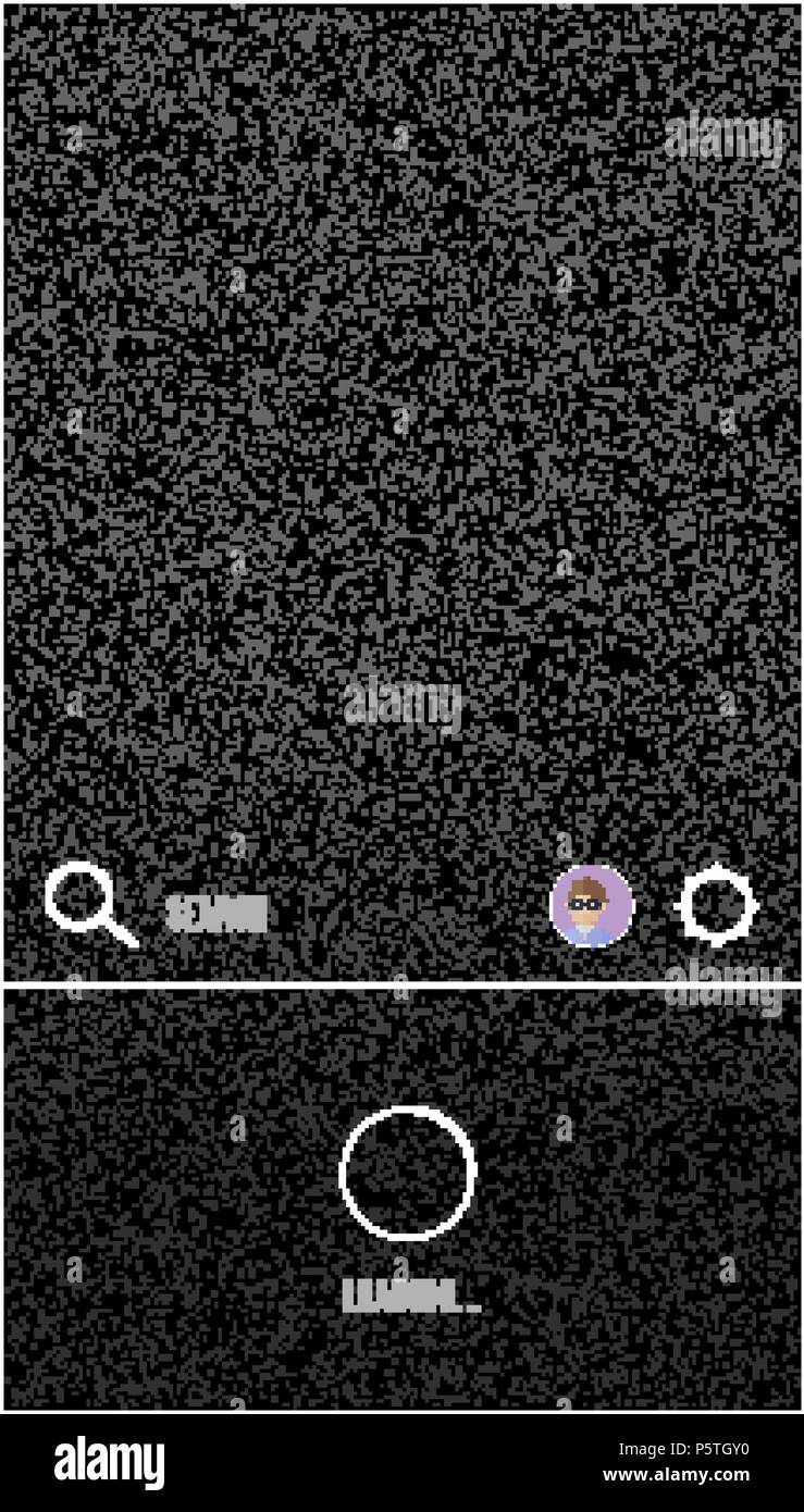 Modern video streaming app interface mock up Stock Vector Image & Art ...