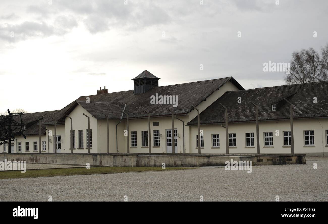 Dachau Concentration Camp. Nazi camp of prisoners opened in 1933 ...