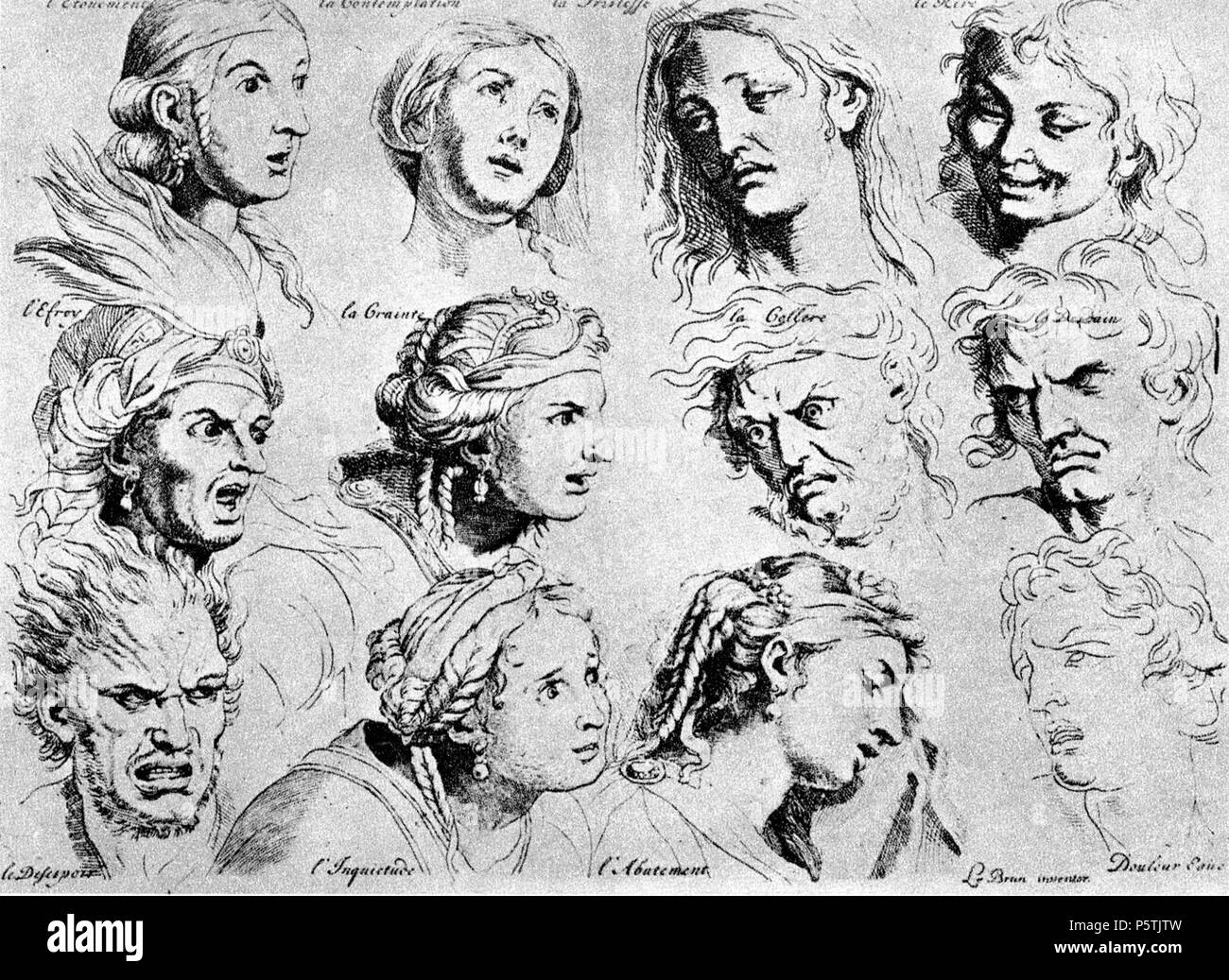 Charles le brun Black and White Stock Photos & Images - Alamy
