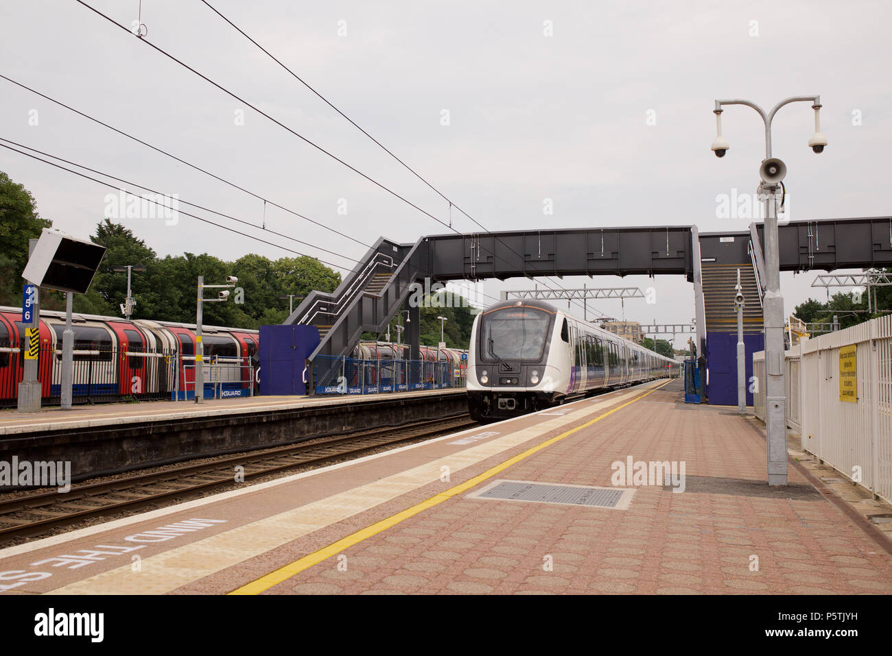 A TFL Crossrail train at Ealing Broadway in London Stock Photo - Alamy