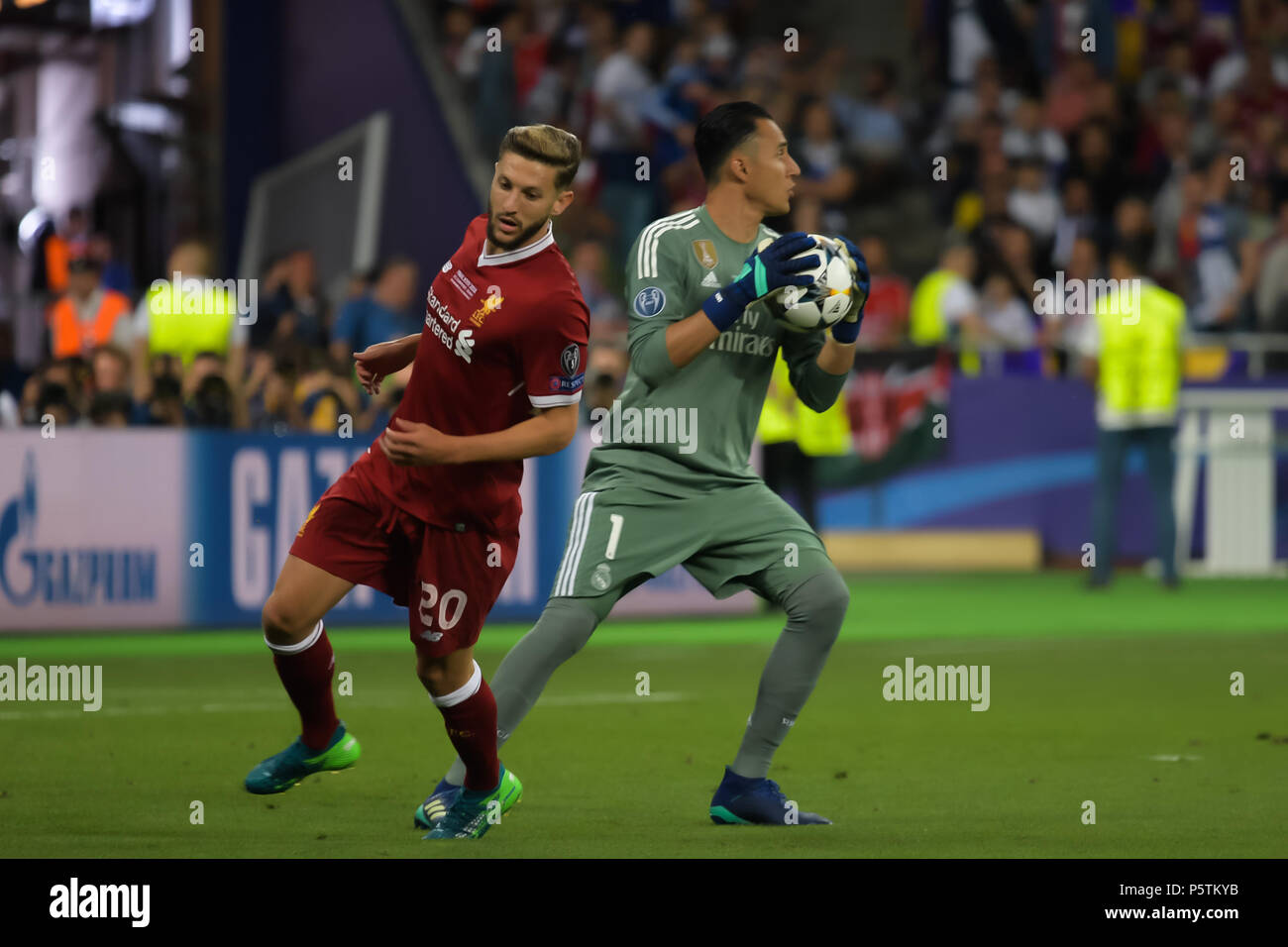 UEFA Champions League Final between Real Madrid and Liverpool, at the ...