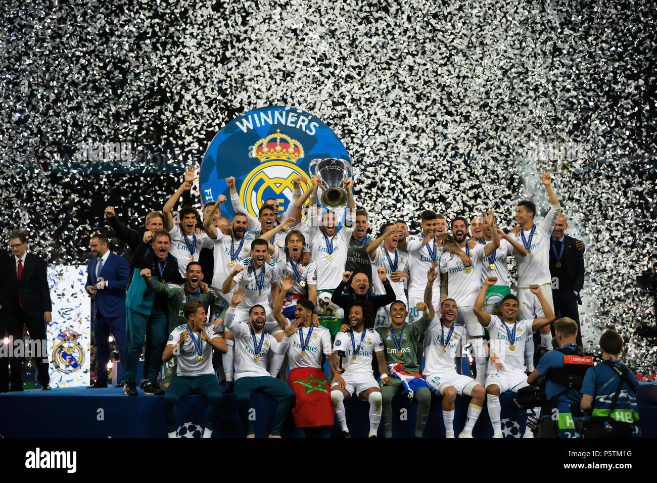 UEFA Champions League Final between Real Madrid and Liverpool, at the ...