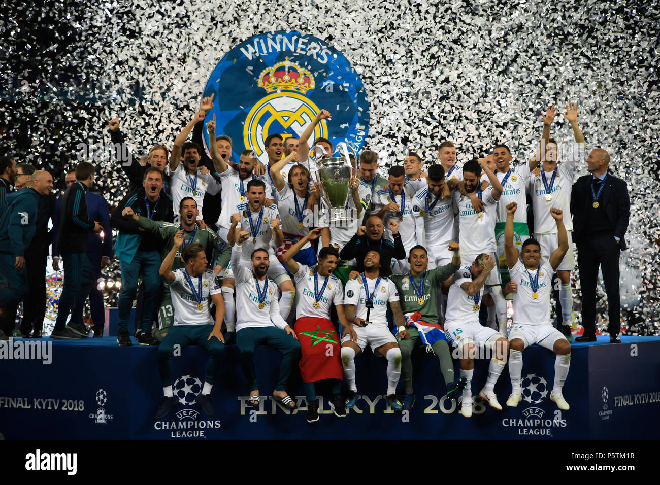 UEFA Champions League Final between Real Madrid and Liverpool, at the ...