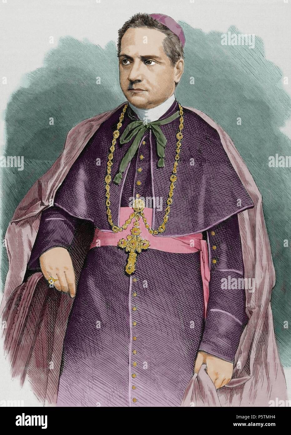 Federico Cattani Amadori (1856-1943). Italian Cardinal of the Roman ...