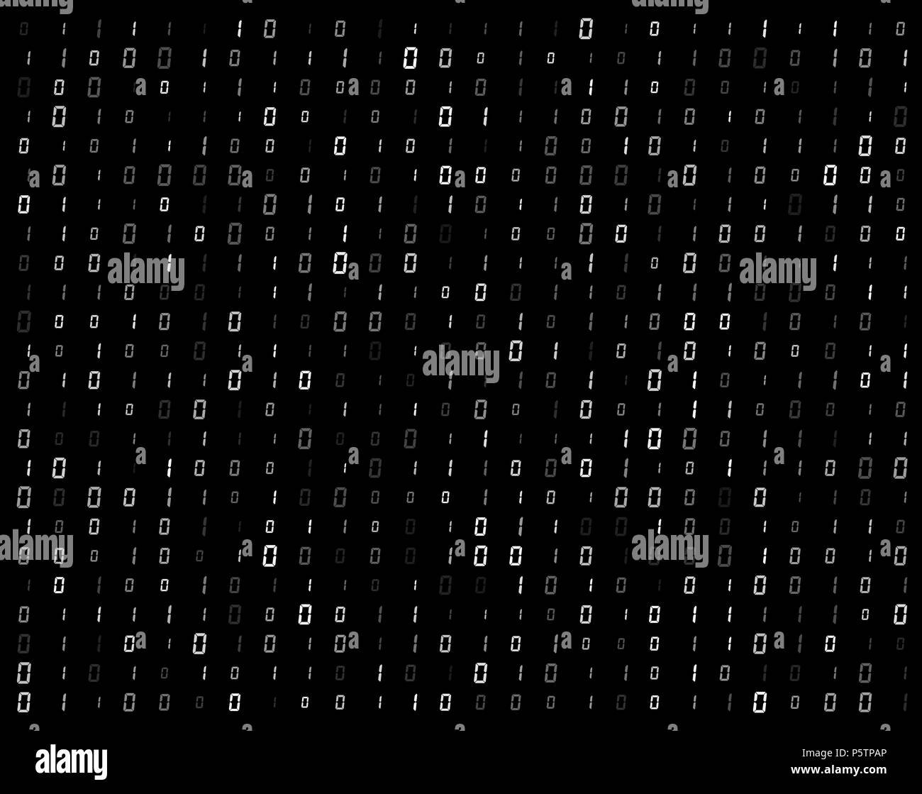 Binary Code Stream Background Data Vector Design Stock Vector Image And Art Alamy