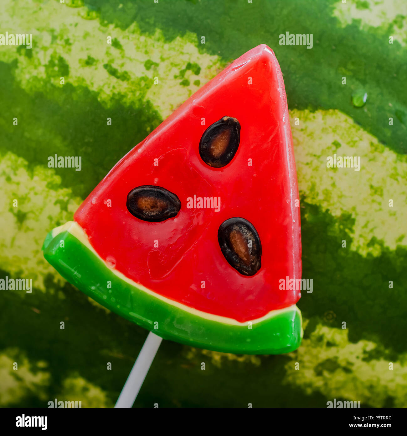 Watermelon lollipop hi-res stock photography and images - Alamy