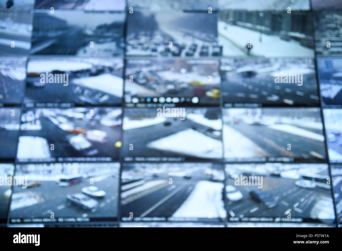 Cctv monitors control room hi-res stock photography and images - Alamy