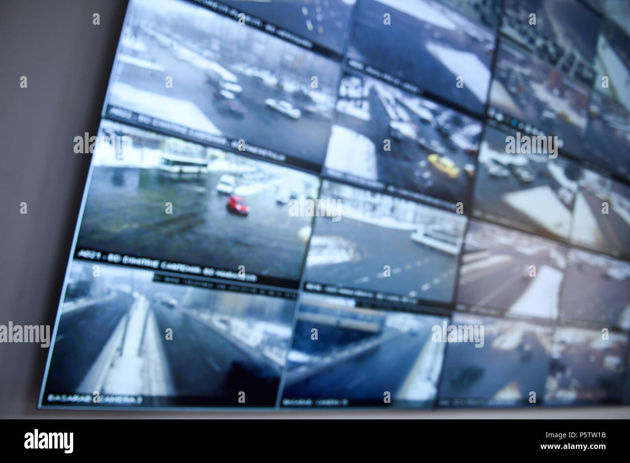 Police surveillance control room hi-res stock photography and images ...