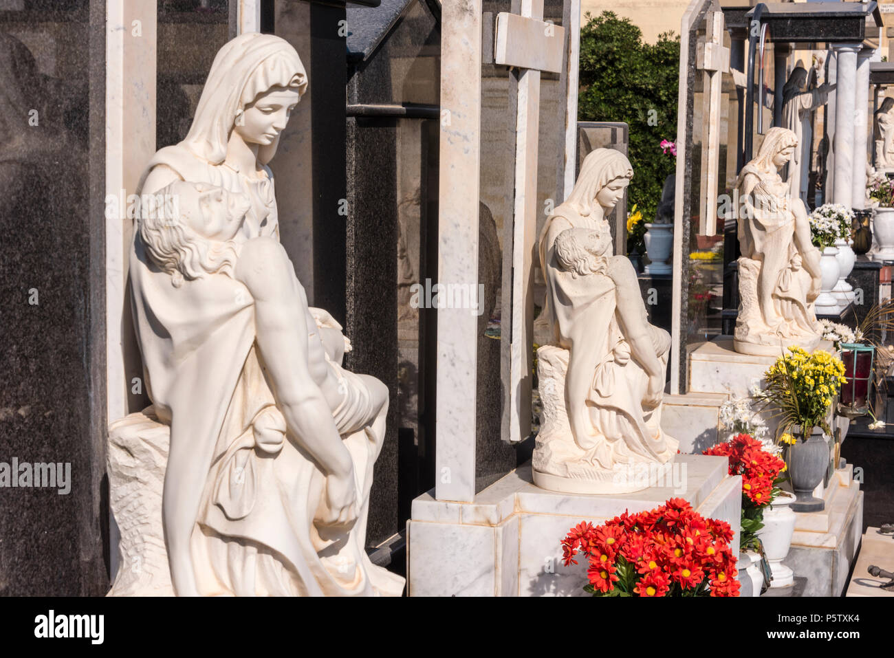 Roman catholic cemetery hi-res stock photography and images - Alamy
