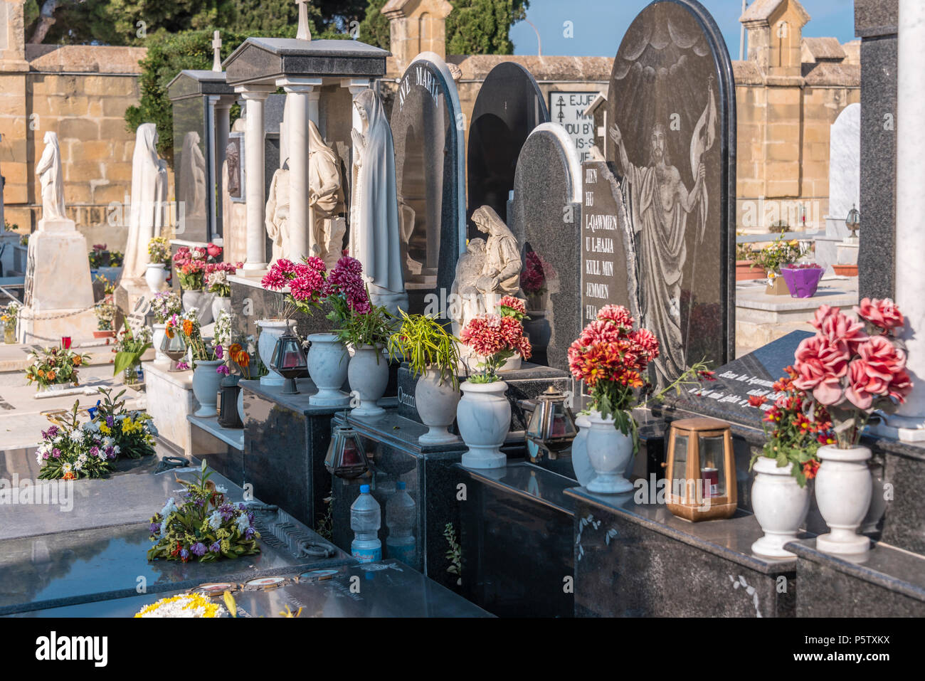 Roman catholic cemetery hi-res stock photography and images - Alamy