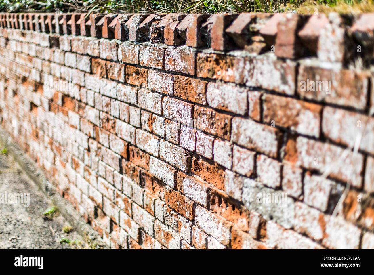 Victorian Seaside Brickwork Stock Photo - Alamy