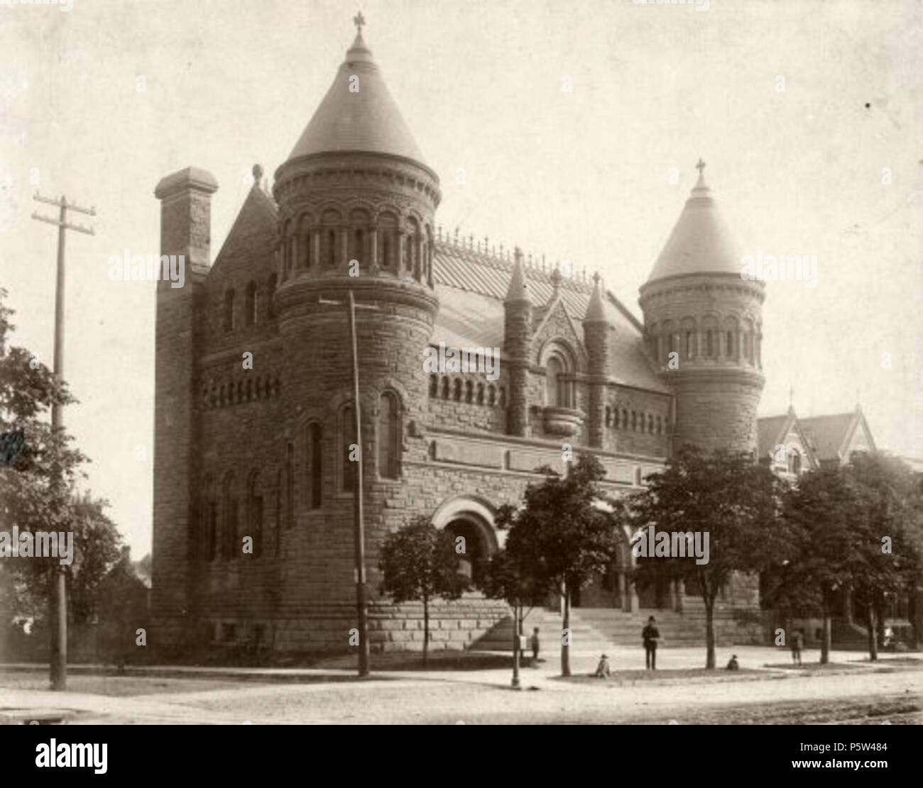 Richardsonian romanesque style hi-res stock photography and images - Alamy
