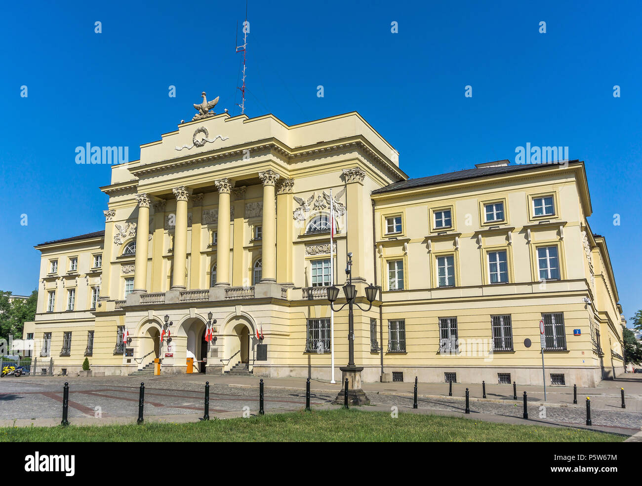 Poland, Warsaw: Building of the former Administrative Commission for ...