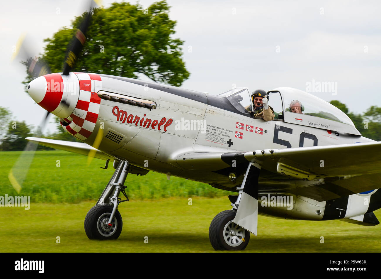 Maurice Hammond. North American P-51D Mustang Second World War fighter ...