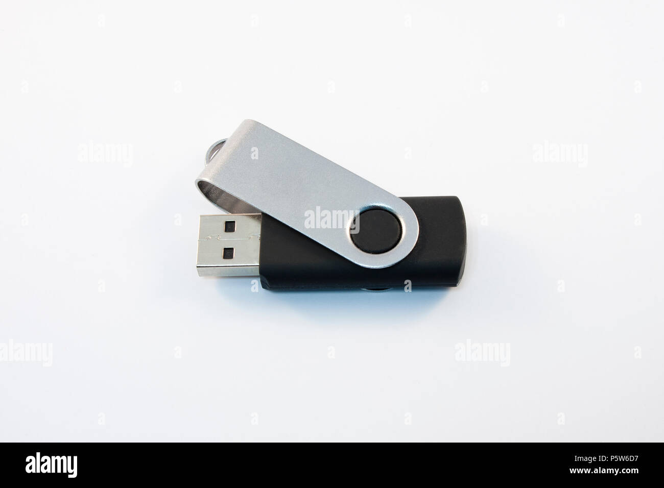 USB flash drive isolated on white background Stock Photo - Alamy