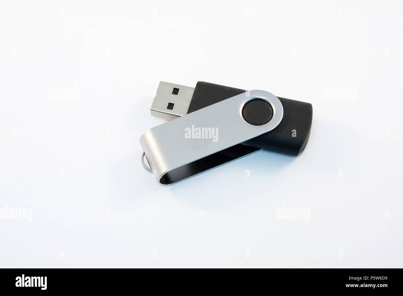 USB flash drive isolated on white background Stock Photo - Alamy
