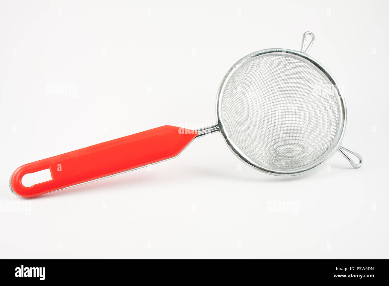 Metal Strainer isolated on white background Stock Photo - Alamy
