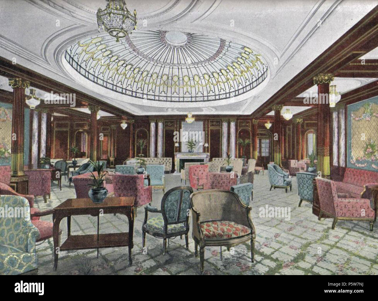 Rms Mauretania 1906 Interior