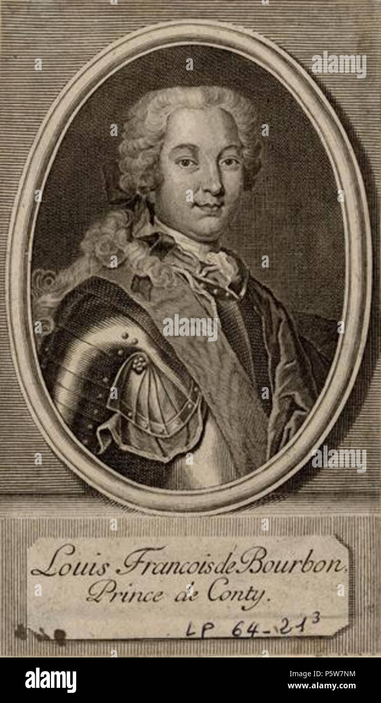 471 Drawing of the Prince of Conti by an unknown artist Stock Photo - Alamy