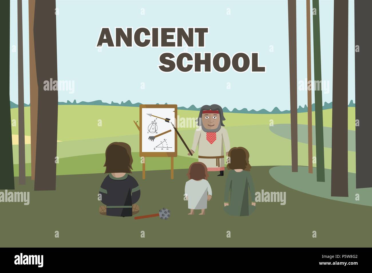 Ancient lesson Stock Vector Images - Alamy