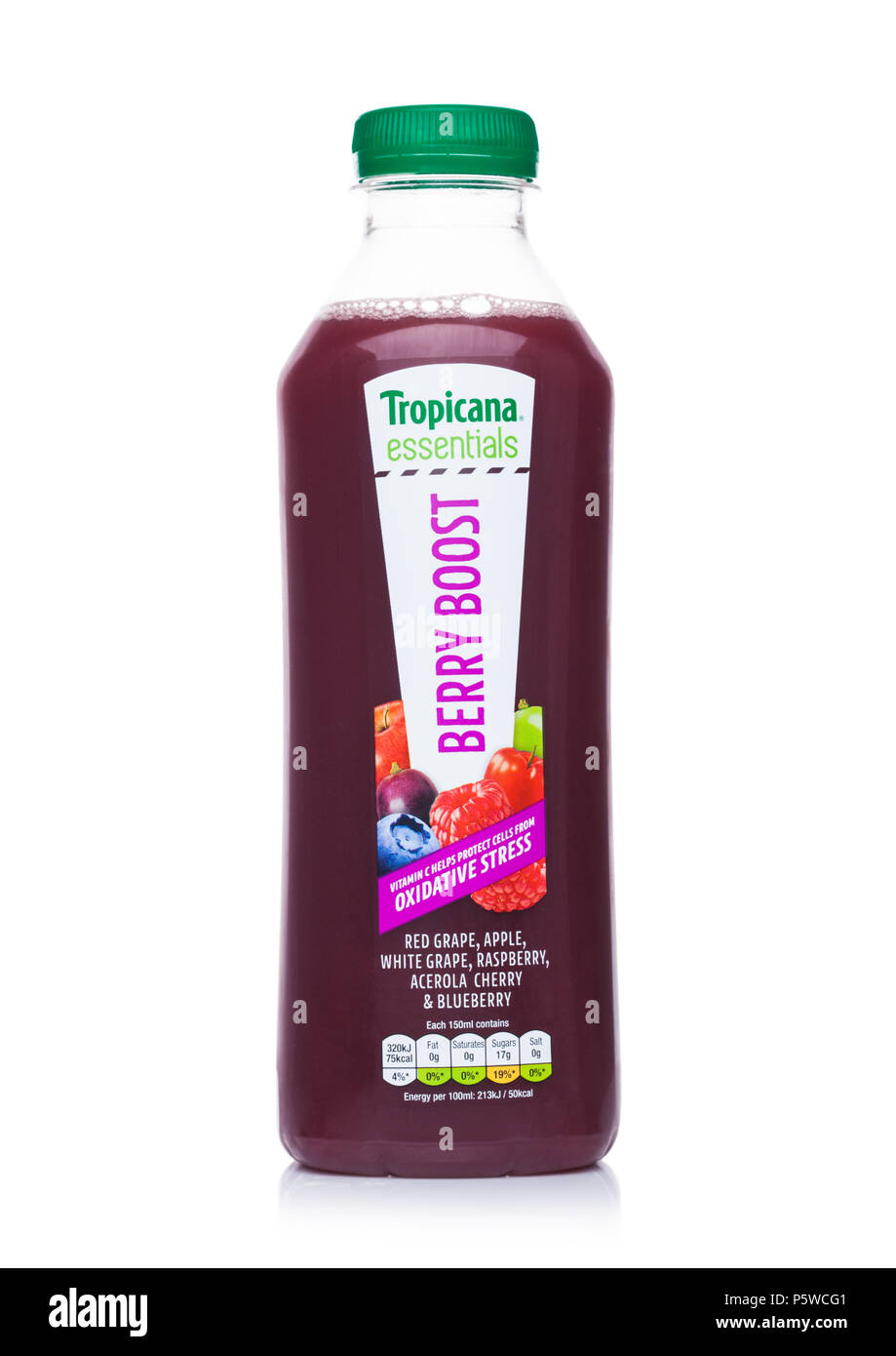 Tropicana essentials berry boost Cut Out Stock Images & Pictures - Alamy