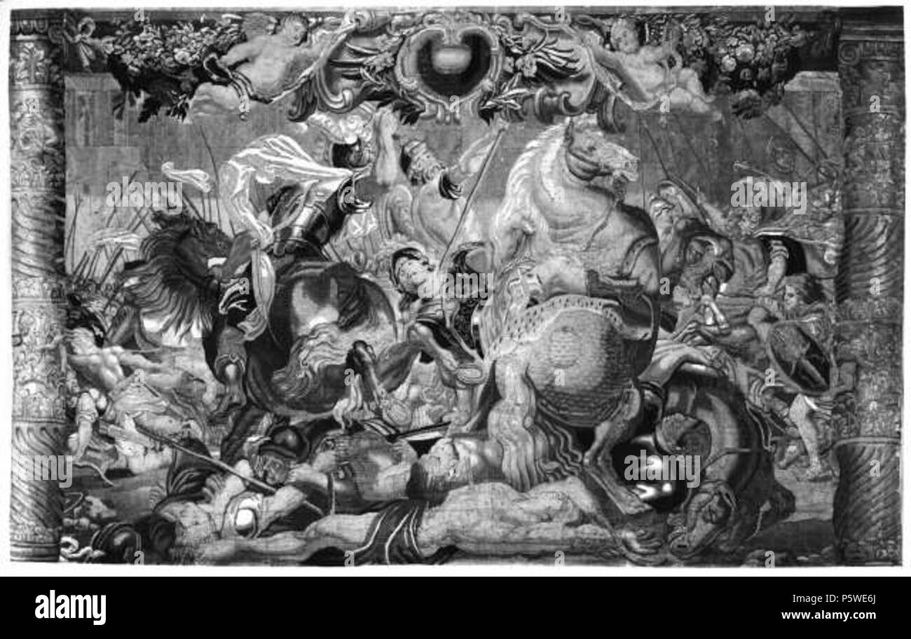 N/A. Nederlands: De dood van Decius Mus. wool and silk. Height: 300 cm ...