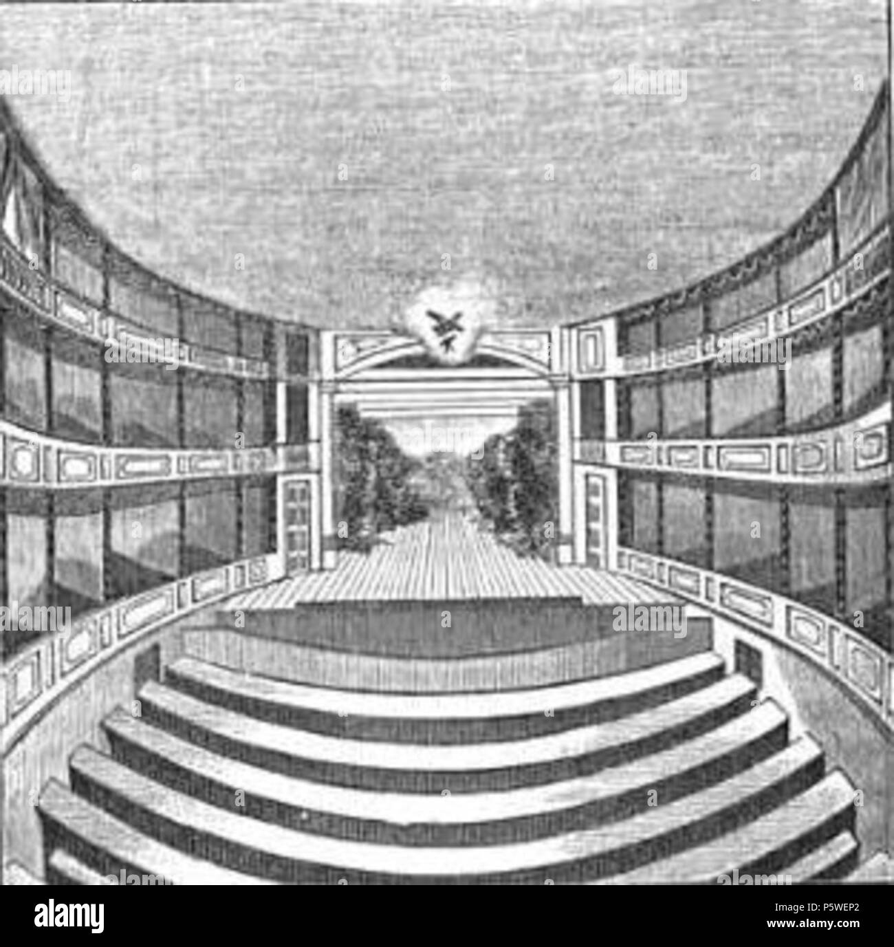 N/A. English: Interior Chestnut Street Theatre, Philadelphia, PA. circa ...