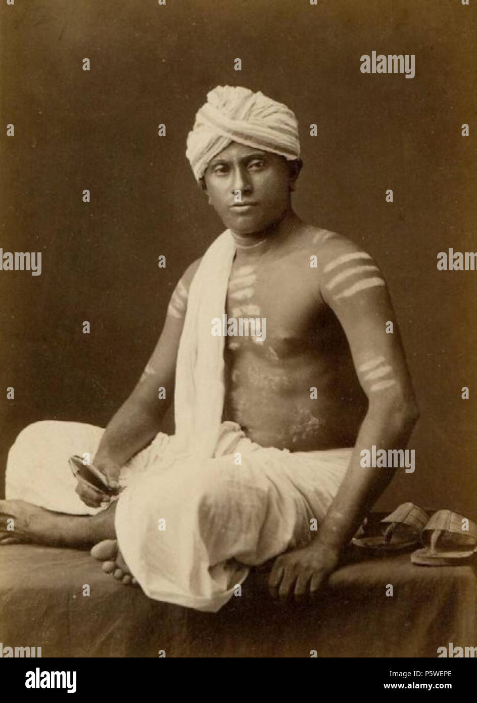 N/A. English: Chetty in Ceylon . circa 1870. Unknown 338 Chetty in ...