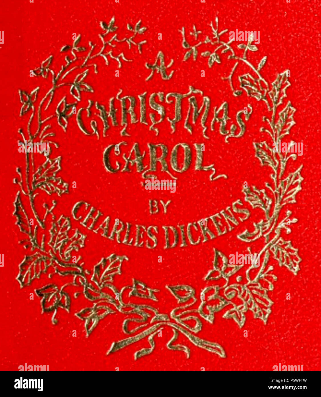 Christmas carol book cover hi-res stock photography and images - Alamy