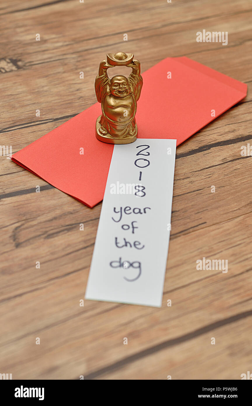 Chinese New Year design. A red envelope for money in the Chinese New ...
