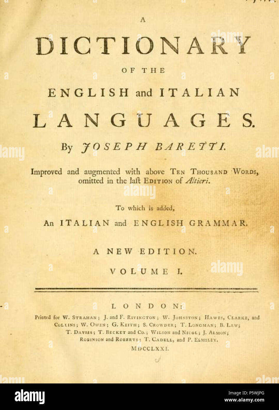 Italian English Dictionary Slang