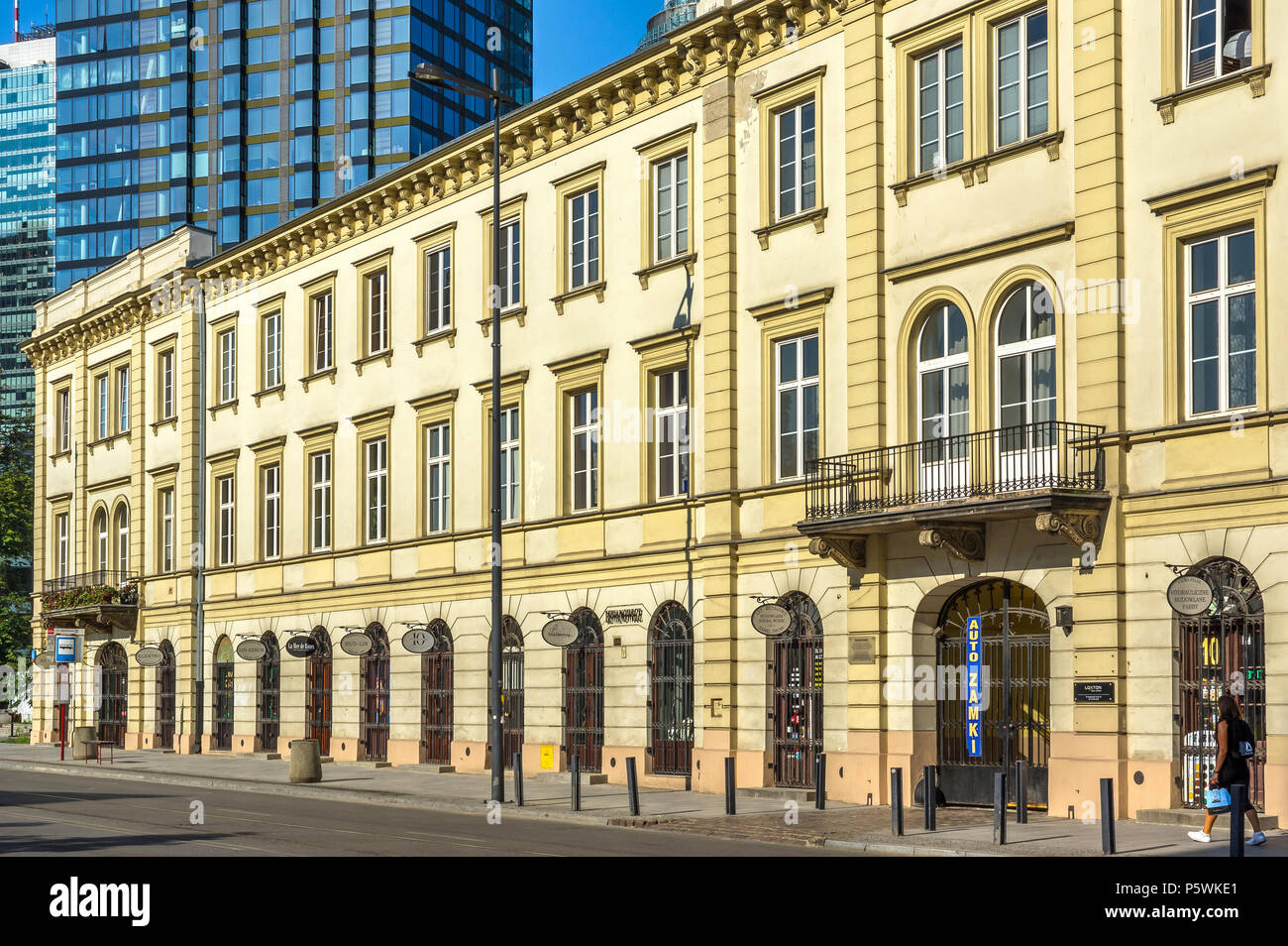 Warsaw, Poland - May 31st, 2018: Brenkin family tenement house at ...
