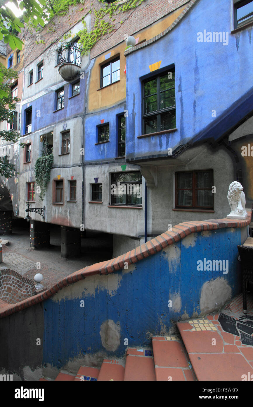 Austria, Vienna, Hundertwasser House Stock Photo - Alamy