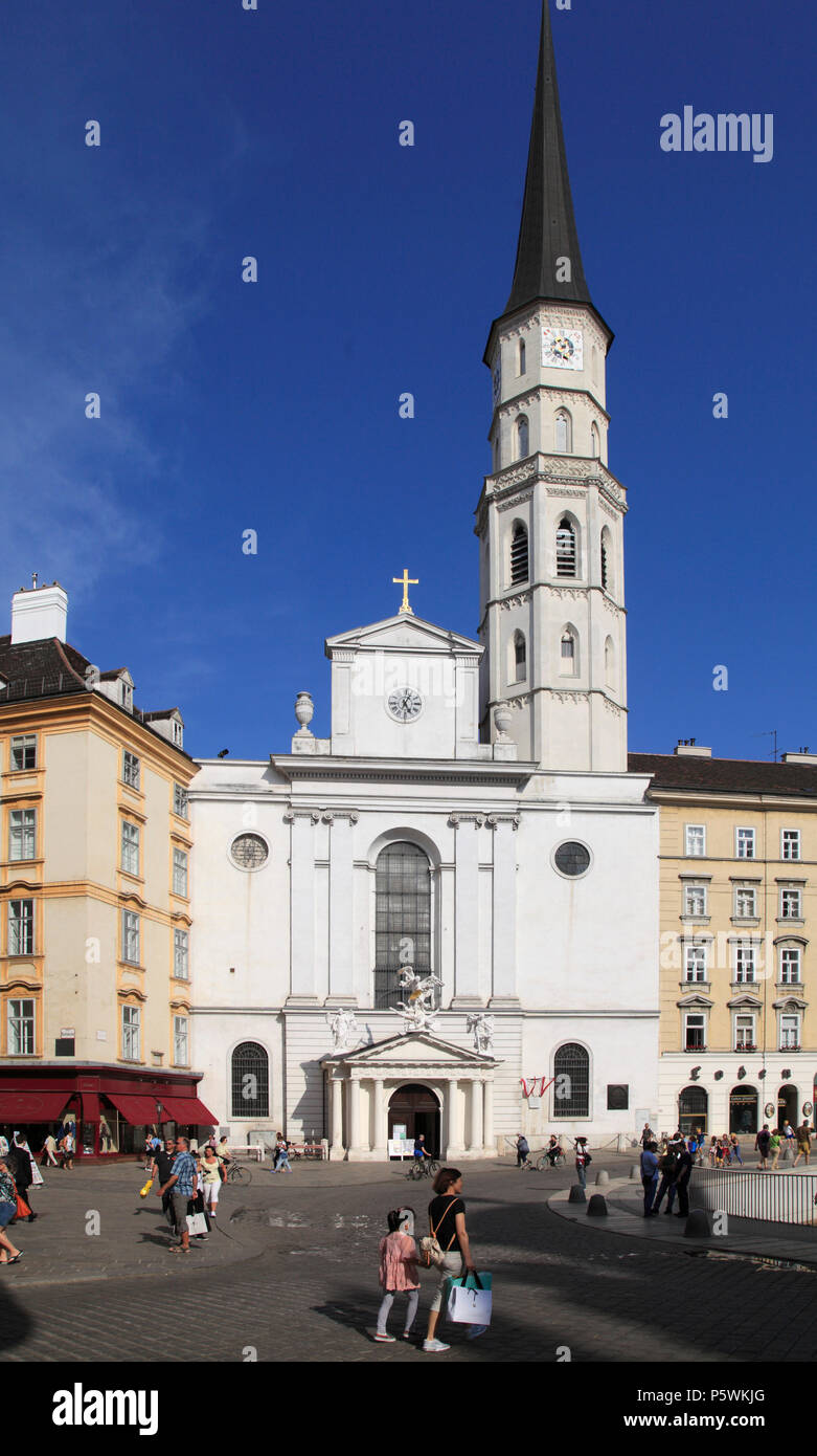 Michaelerplatz church st michael hi-res stock photography and images ...