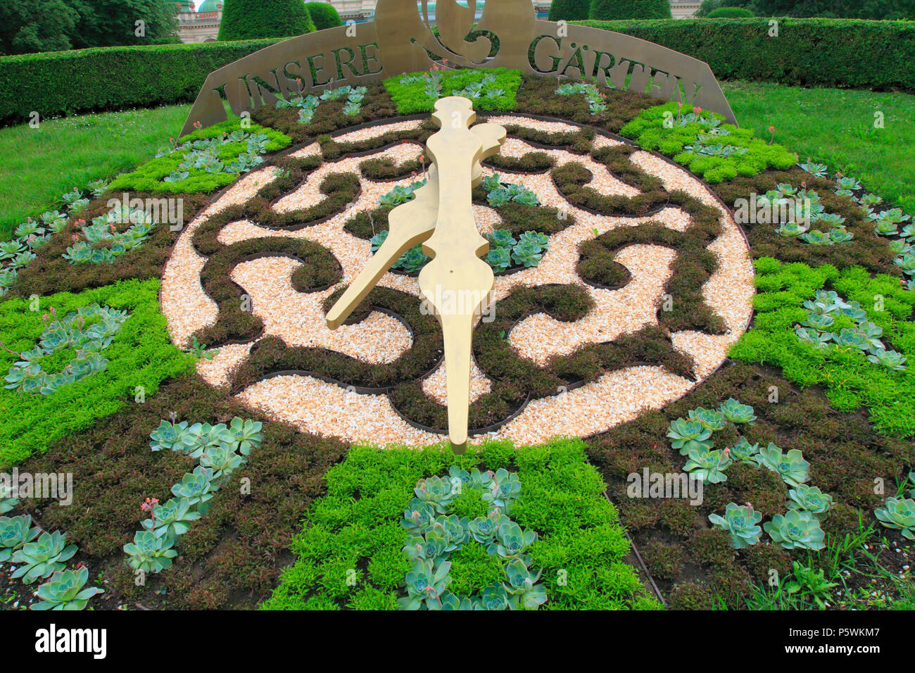 Floral clock europe hi-res stock photography and images - Alamy