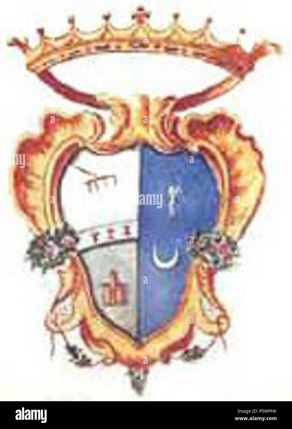 Italian nobility symbols hi-res stock photography and images - Alamy