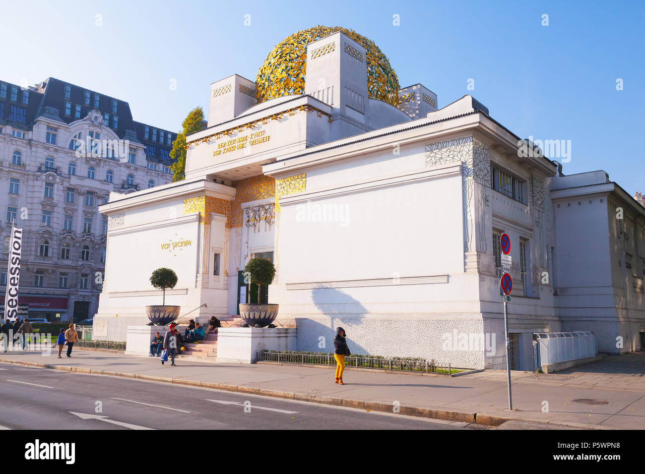 Secession Building Entrance Art High Resolution Stock Photography and ...