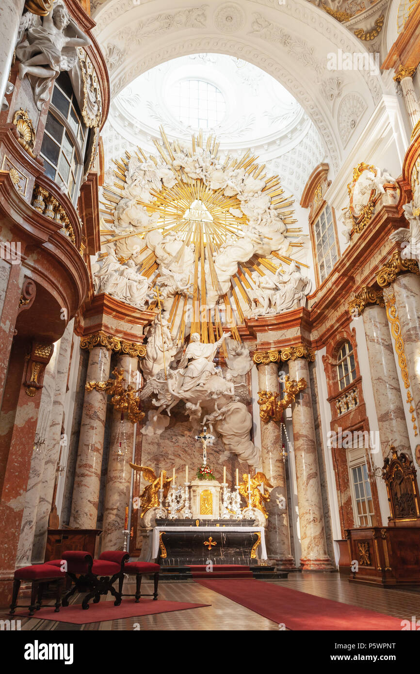 Karlskirche vienna interior hi-res stock photography and images - Alamy