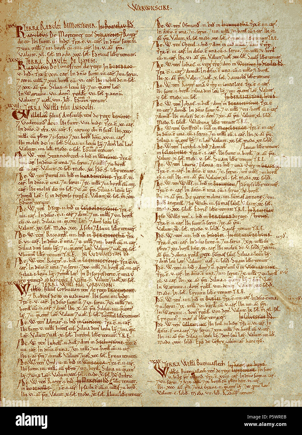 Domesday book hi-res stock photography and images - Alamy