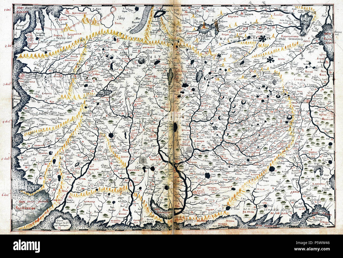 Landforms drawing hi-res stock photography and images - Alamy