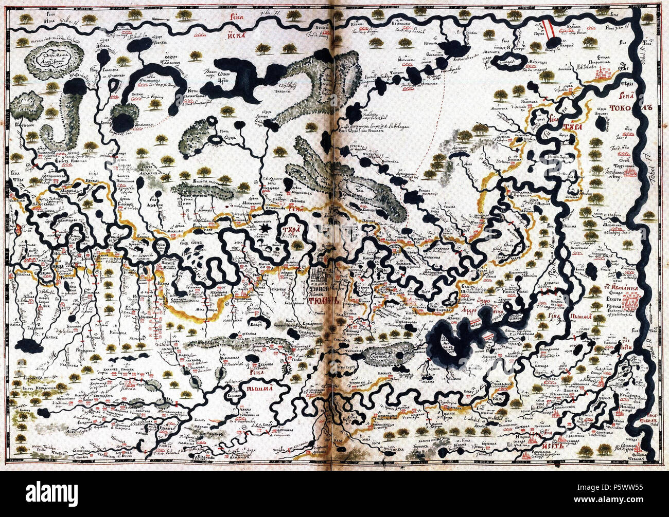 Landforms drawing hi-res stock photography and images - Alamy